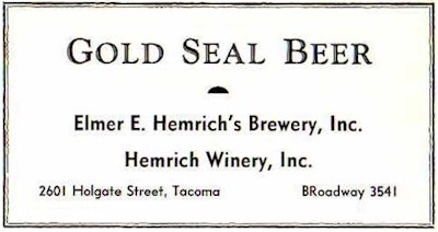 Biography of Elmer E. Hemrich - Brewer